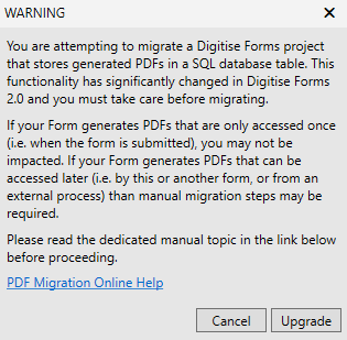 Migration Guide for PDF Generation and Access